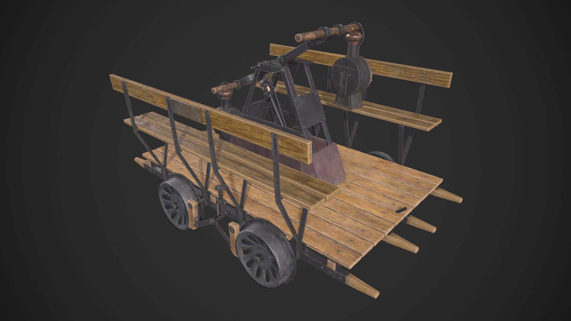 3D Handcar - TurboSquid 1962869