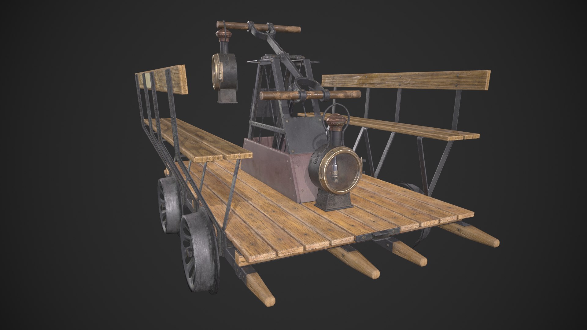 3D Handcar - TurboSquid 1962869