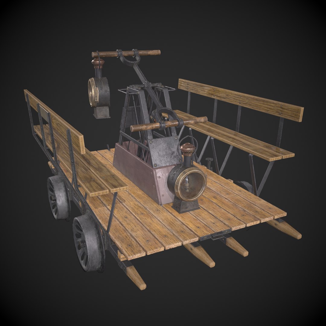3D Handcar - TurboSquid 1962869