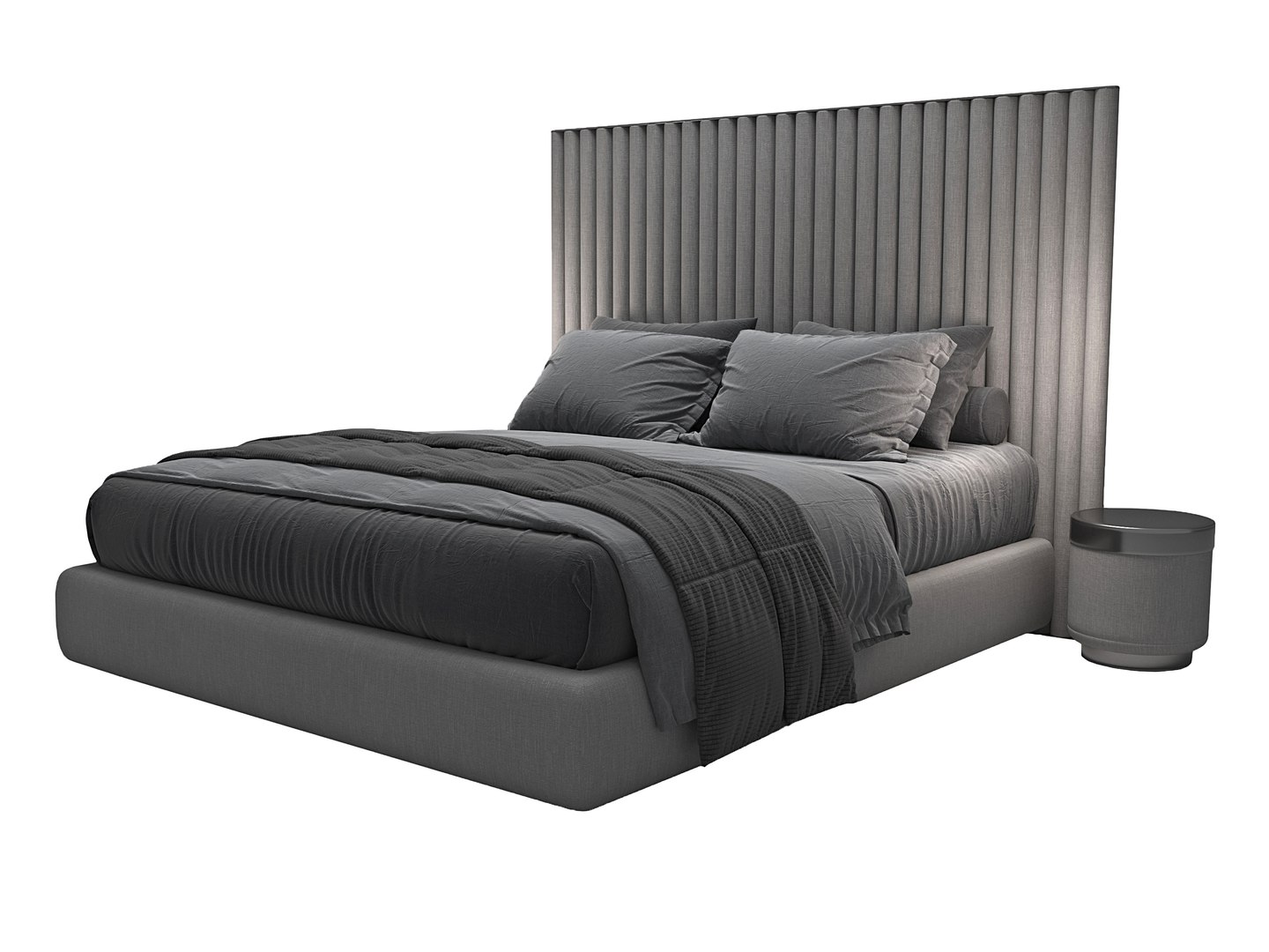 Bed Biarritz Slim Flexform 3D Model - TurboSquid 1841652