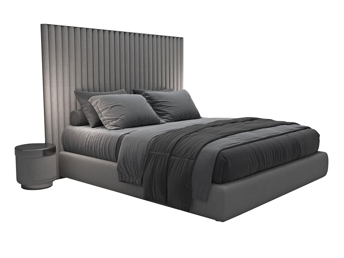 Bed Biarritz Slim Flexform 3D Model - TurboSquid 1841652
