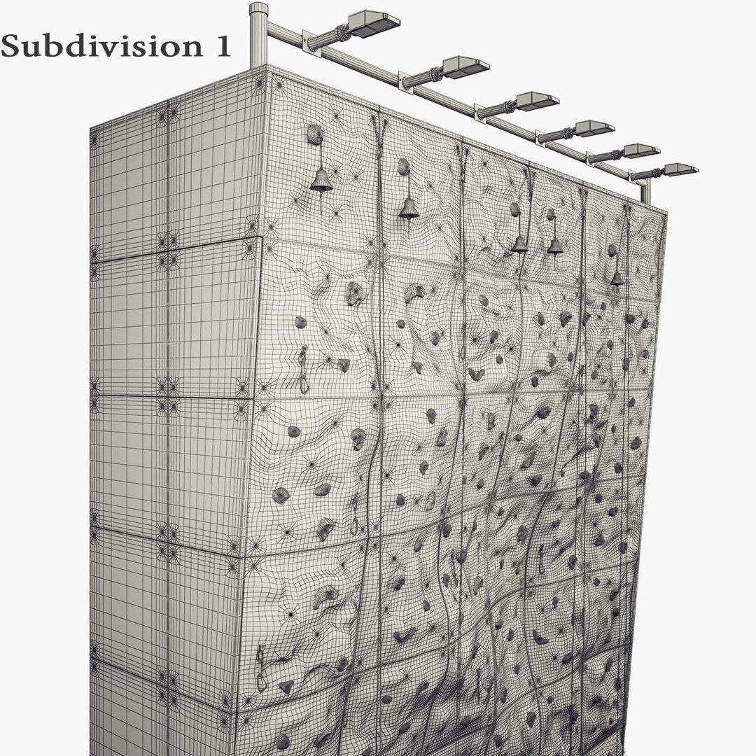 Climbing Wall 3d Model