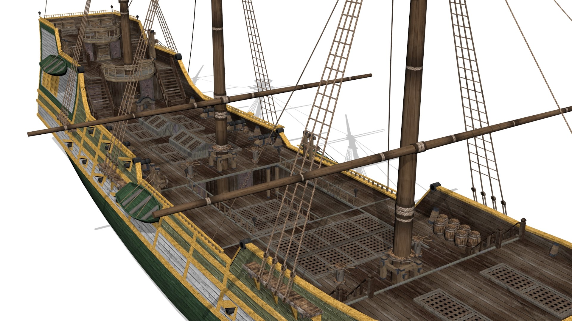 3D Model Galleon - TurboSquid 2197264