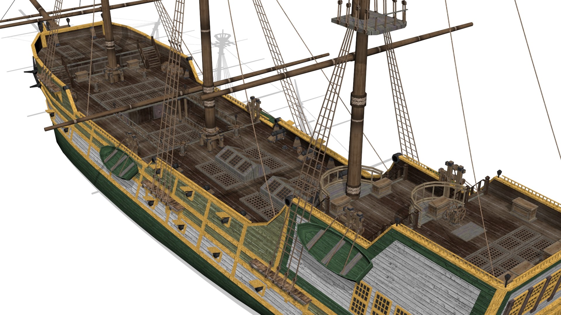 3D Model Galleon - TurboSquid 2197264