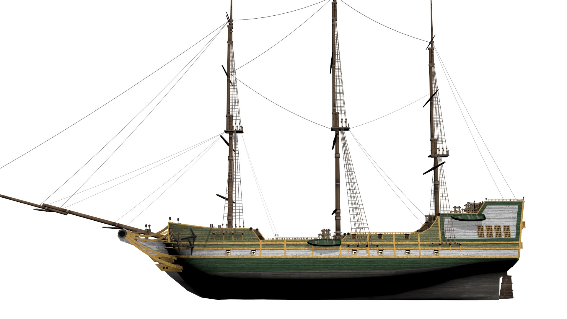 3D Model Galleon - TurboSquid 2197264