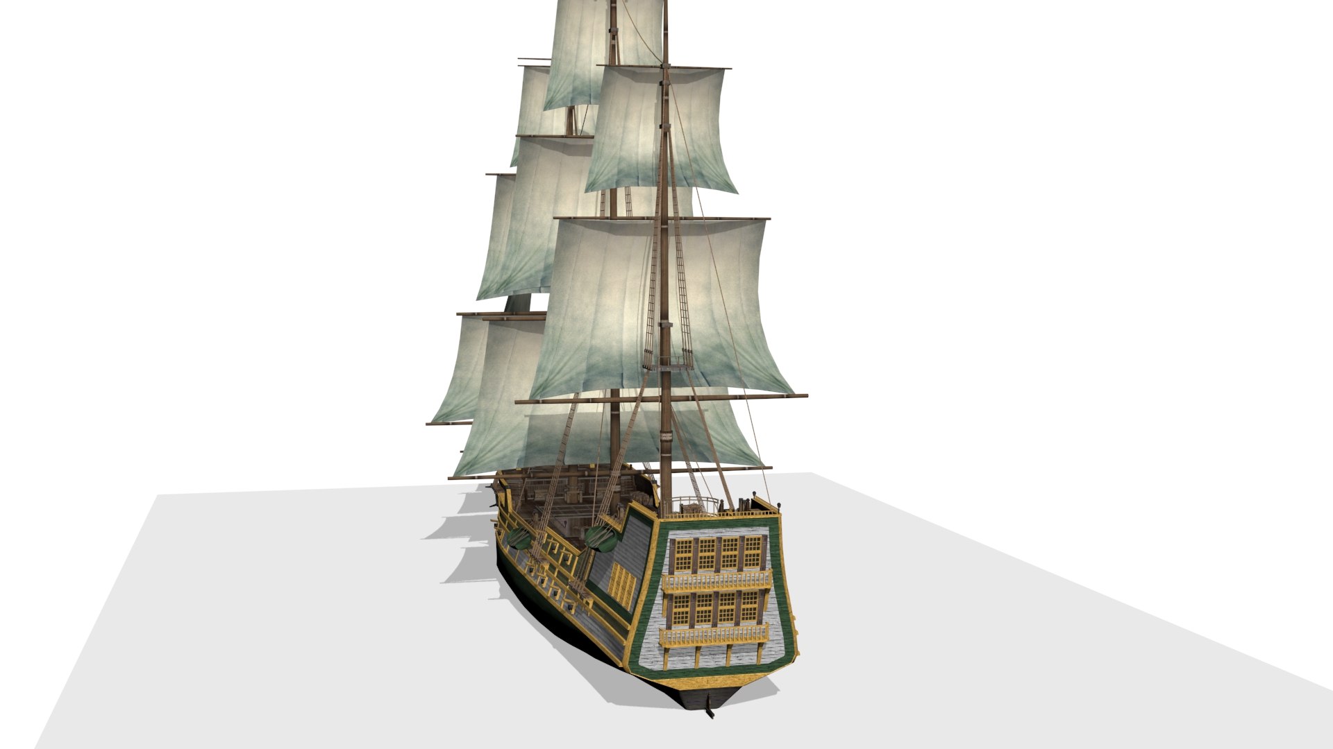 3D Model Galleon - TurboSquid 2197264