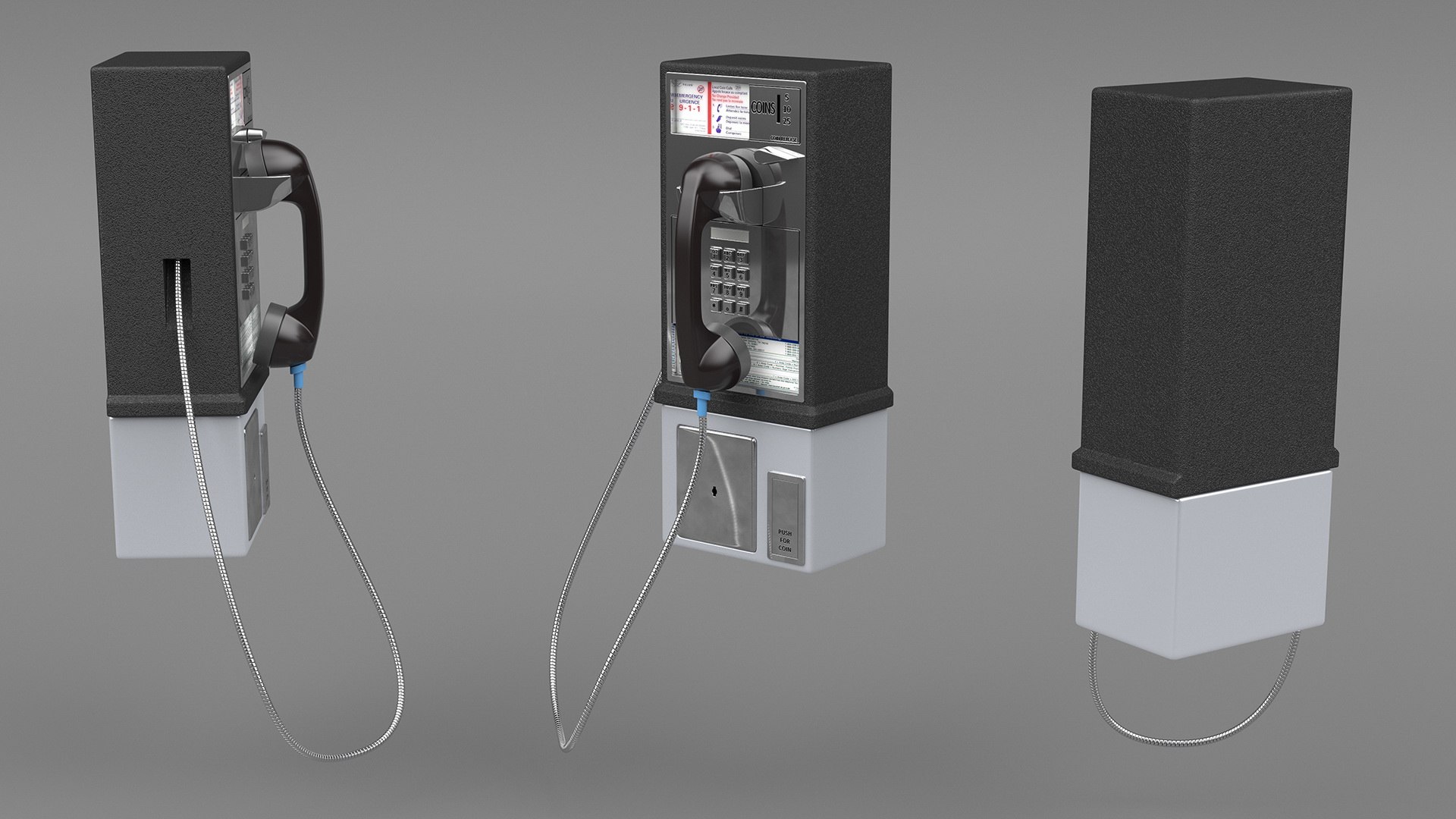 3D Public Payphone - TurboSquid 2221994