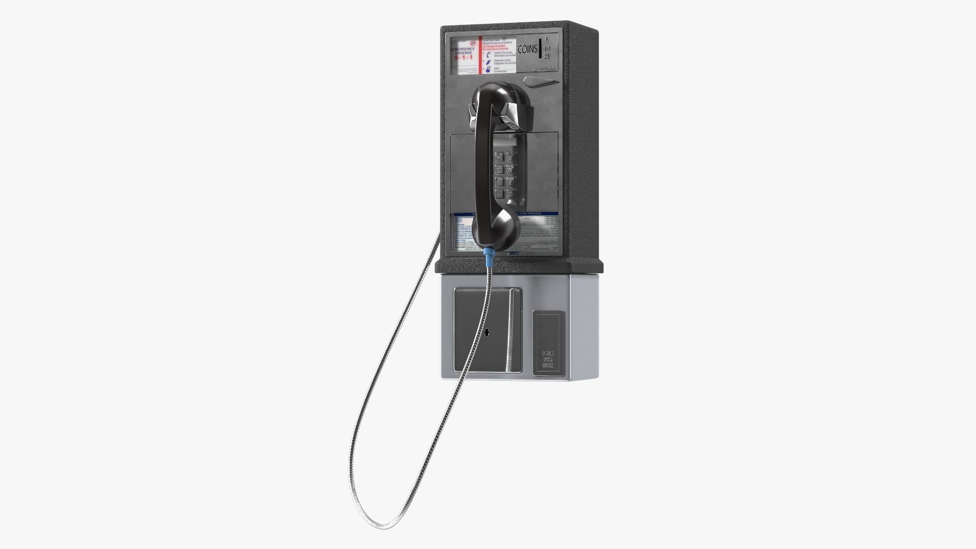 3D Public Payphone - TurboSquid 2221994