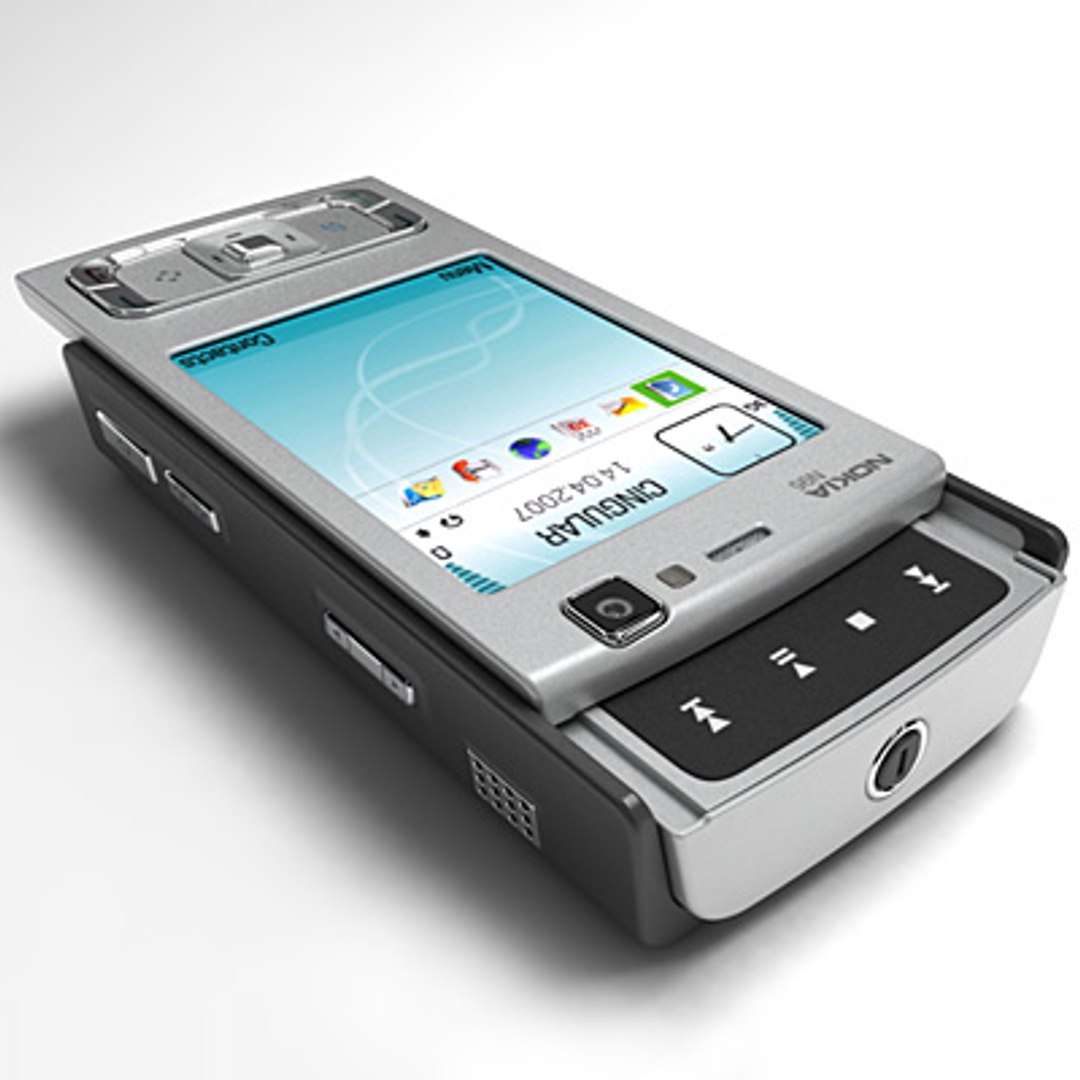 Nokia N95 Mobile Phone 3d Model