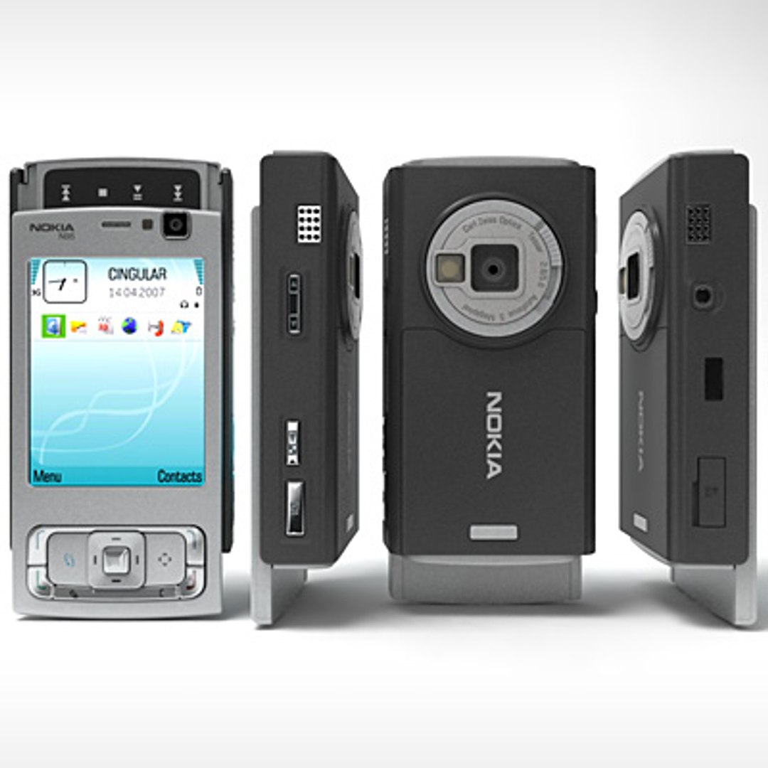 Nokia N95 Mobile Phone 3d Model