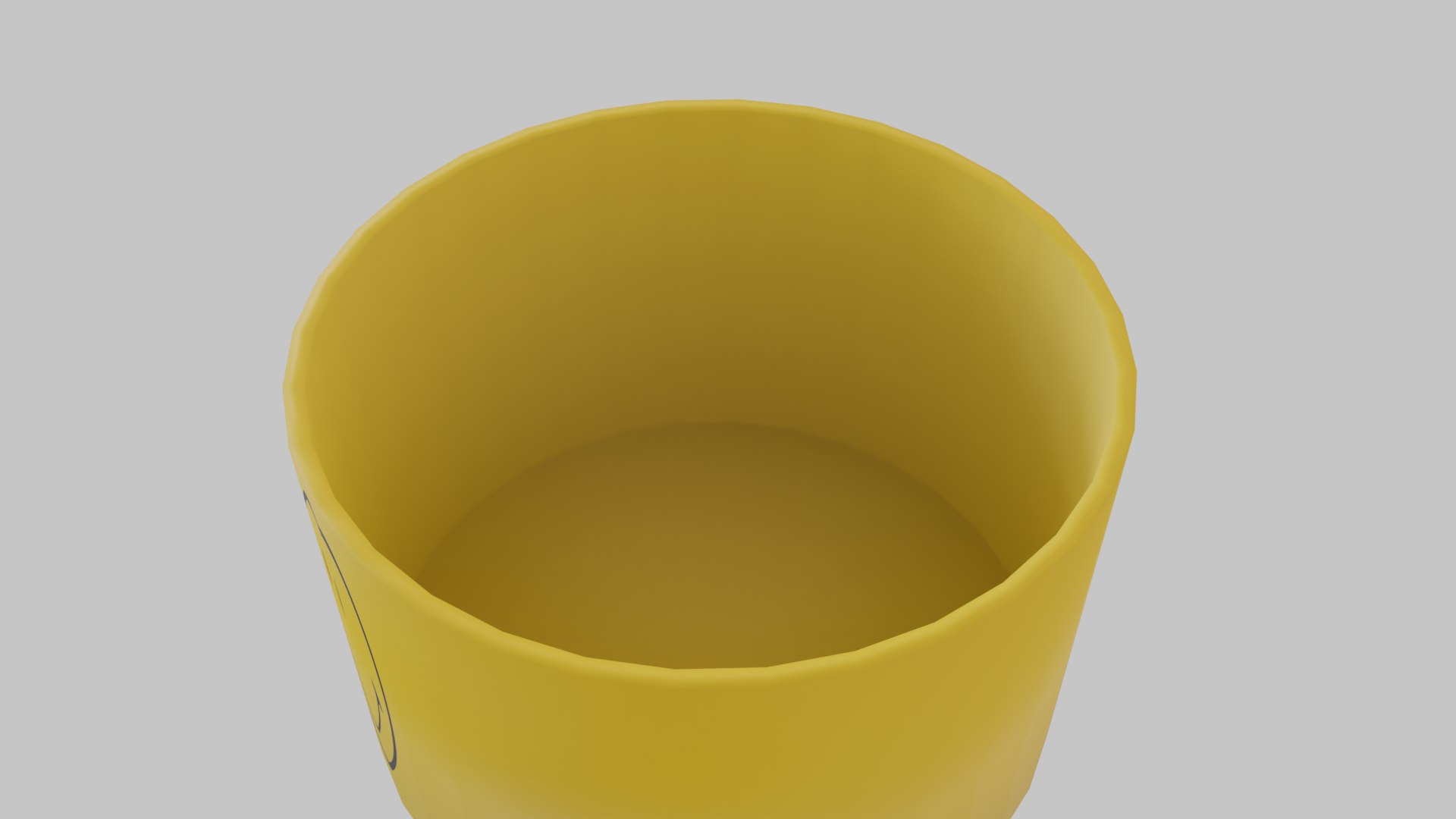 Low Poly Yellow Smiley Face Glass Pencil Case 3D Model - TurboSquid 1844590