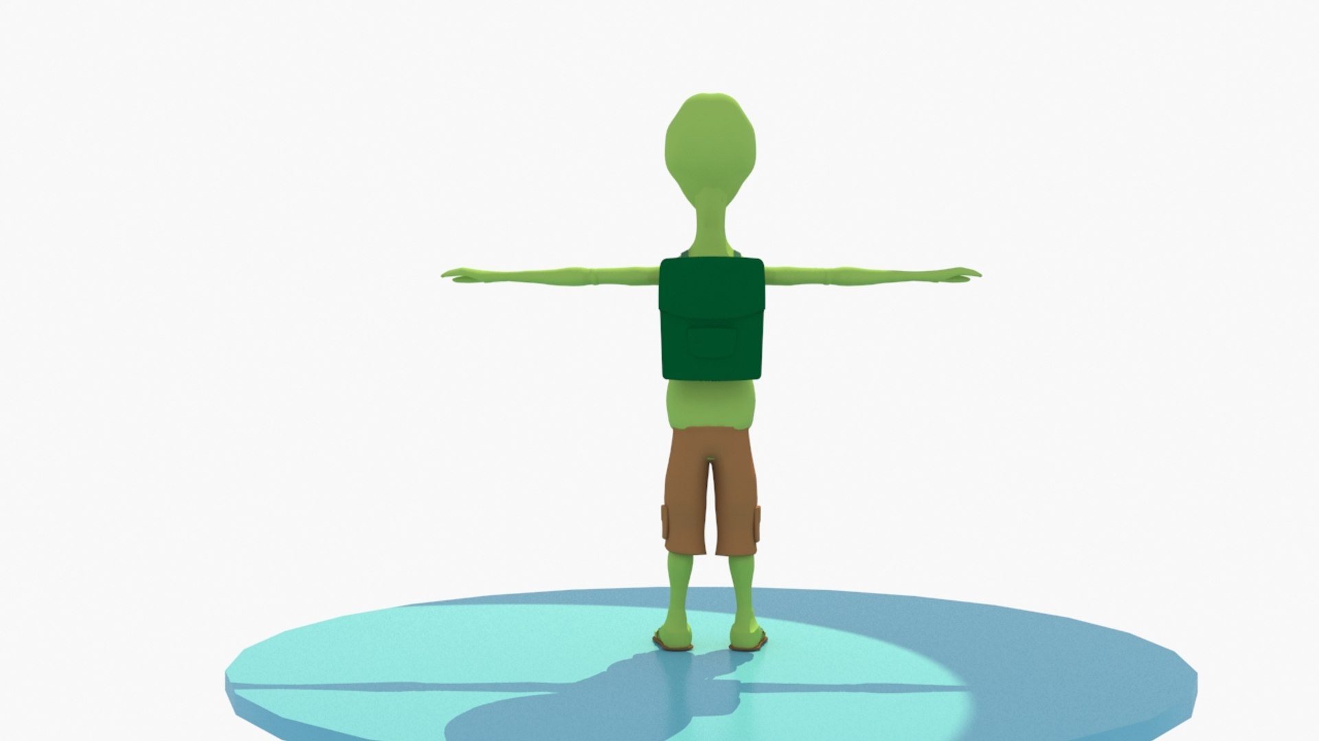 3D Alien Paul - TurboSquid 1618768
