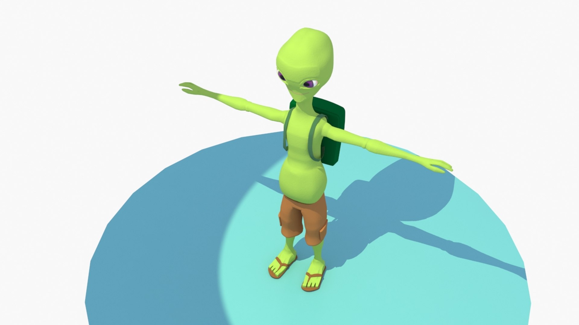 3D Alien Paul - TurboSquid 1618768