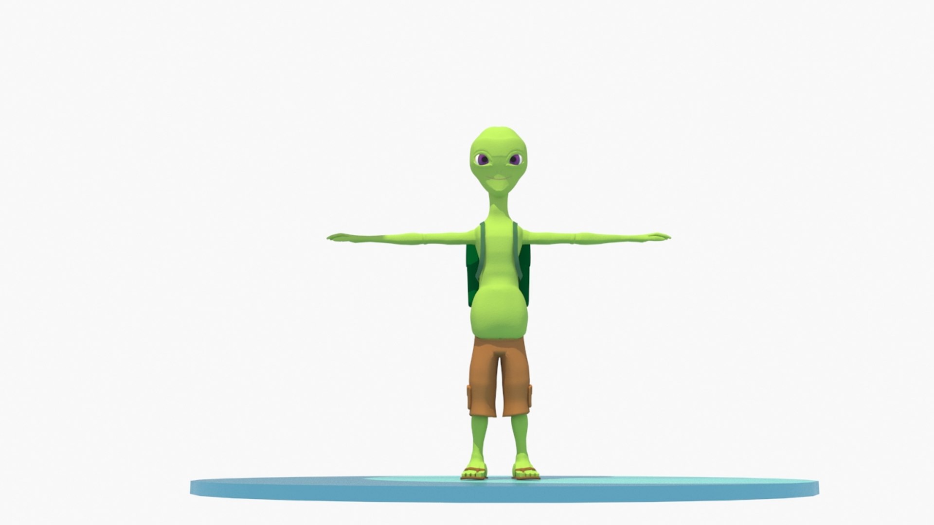 3D Alien Paul - TurboSquid 1618768