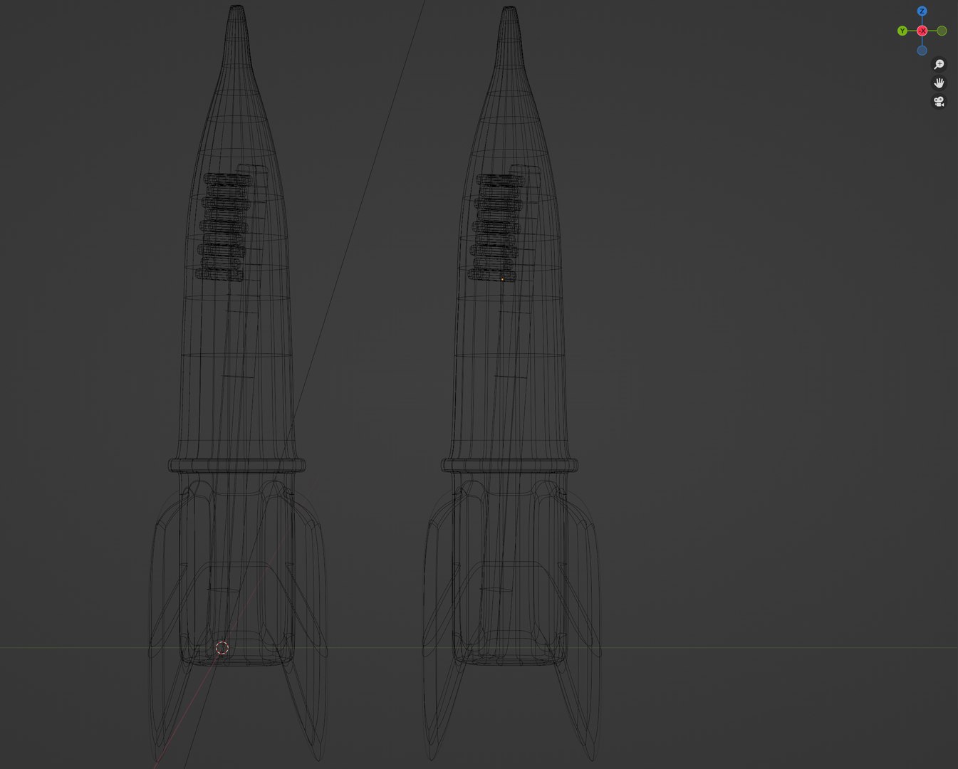 3D Rocket His Hers Toothbrush Set Model - TurboSquid 2138772