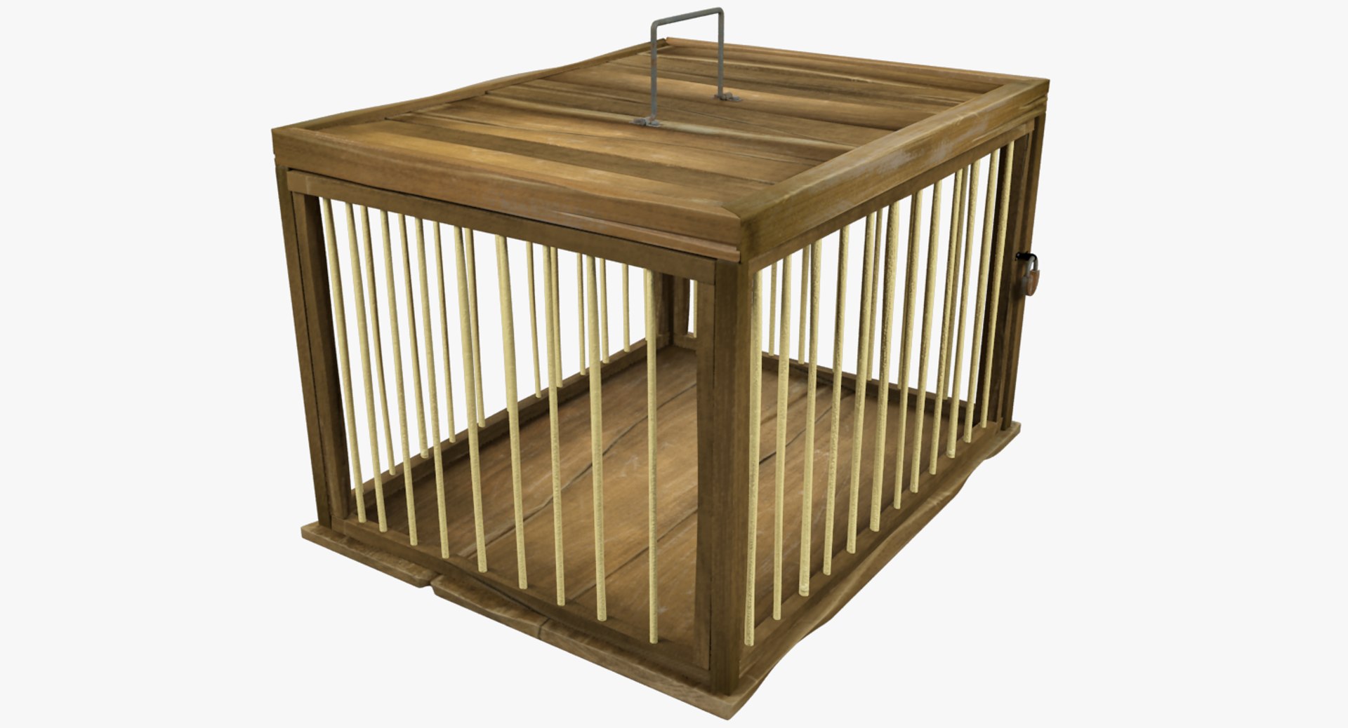 3D old cage - TurboSquid 1226971