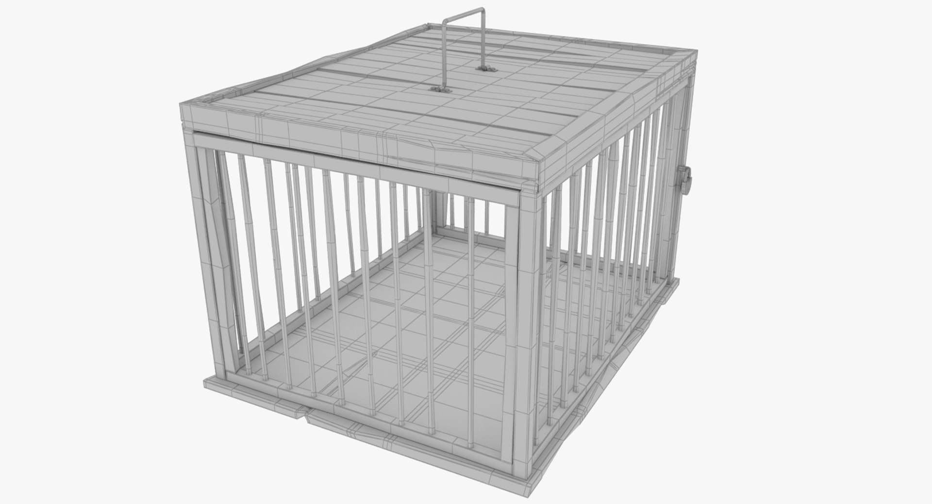 3D old cage - TurboSquid 1226971