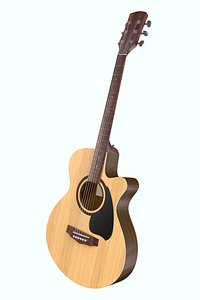 Download 3D Acoustic Guitar STL Models - TurboSquid