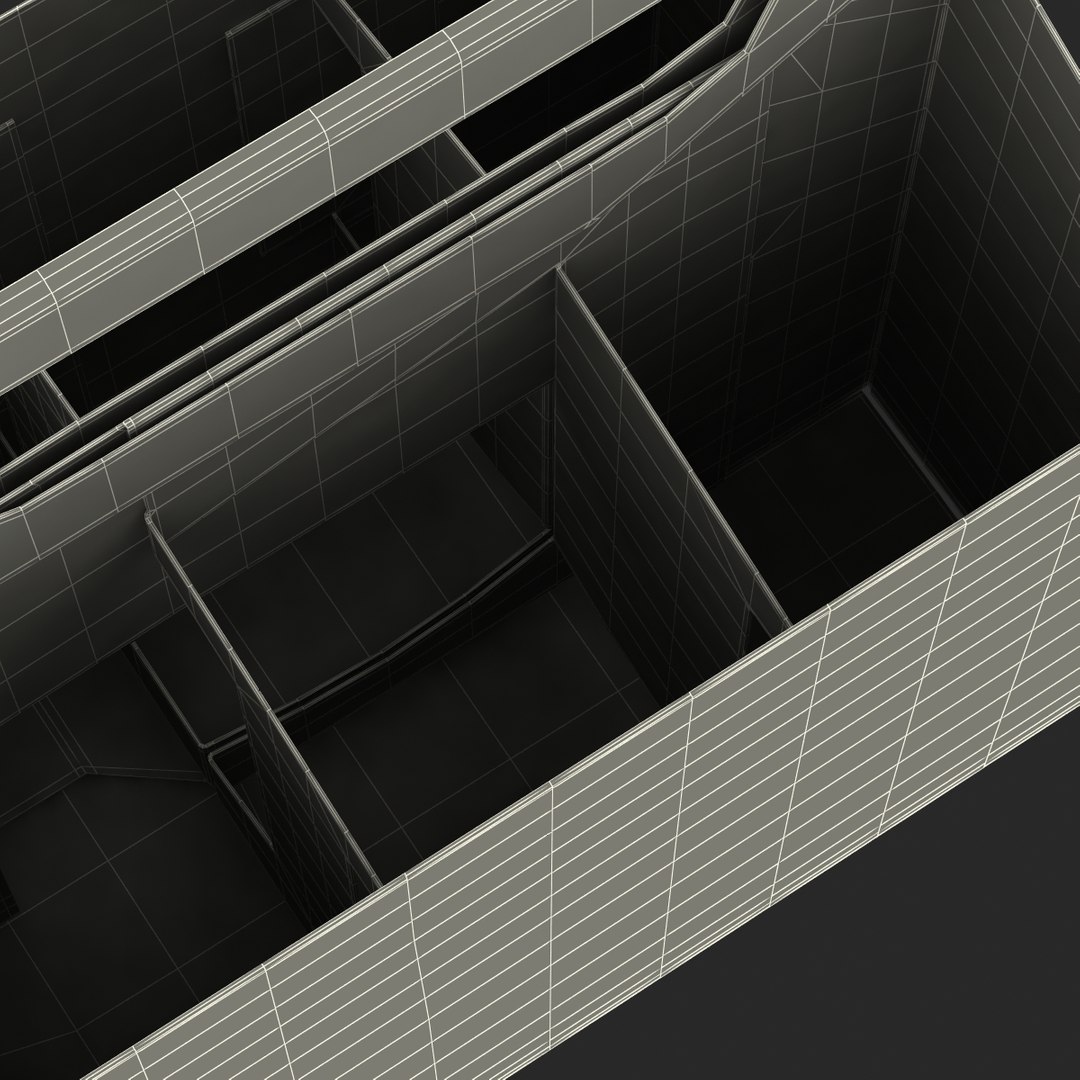 3d model 6 pack bottle holder