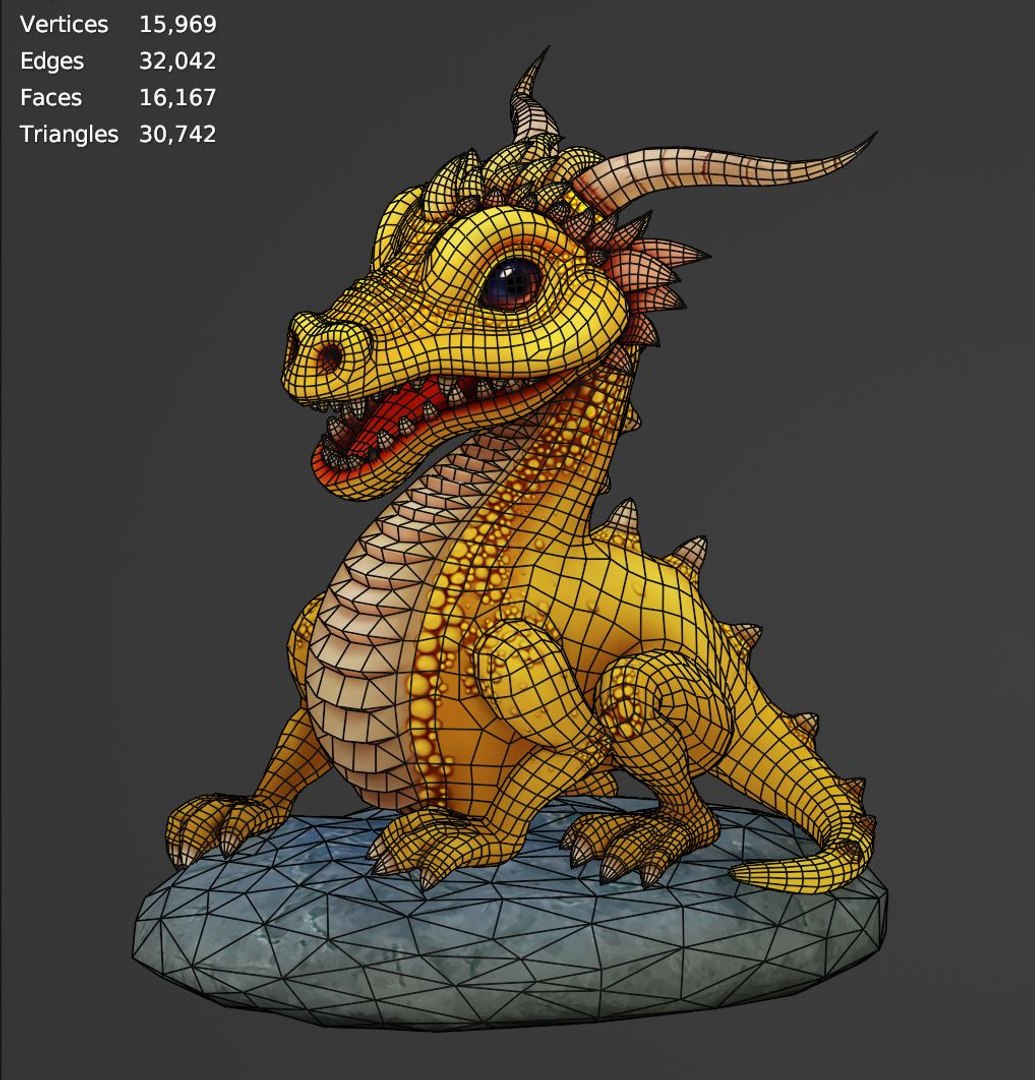 3D Dragon Model - TurboSquid 2150131