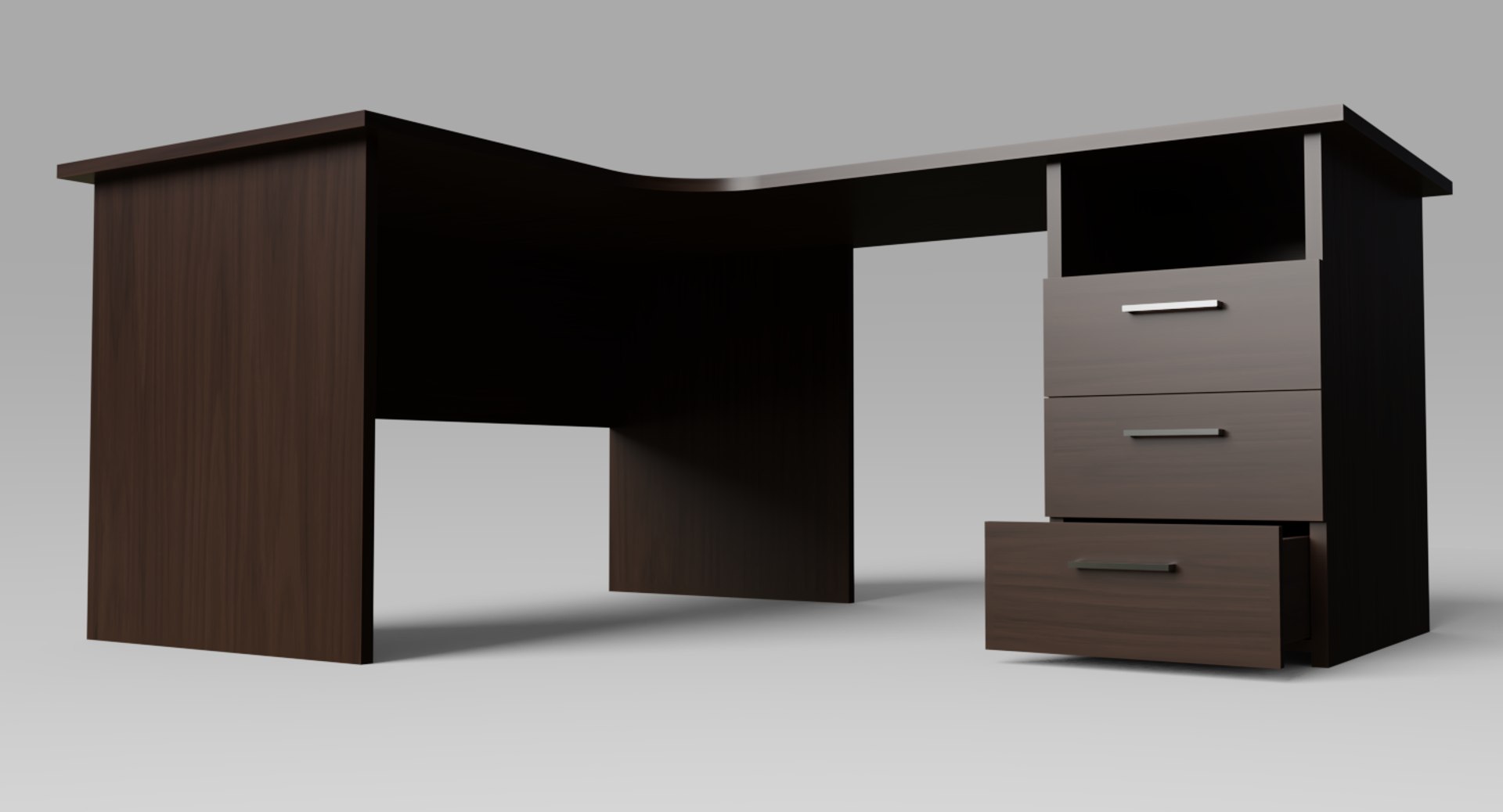 3D Corner Office Desk Ready - TurboSquid 1266030