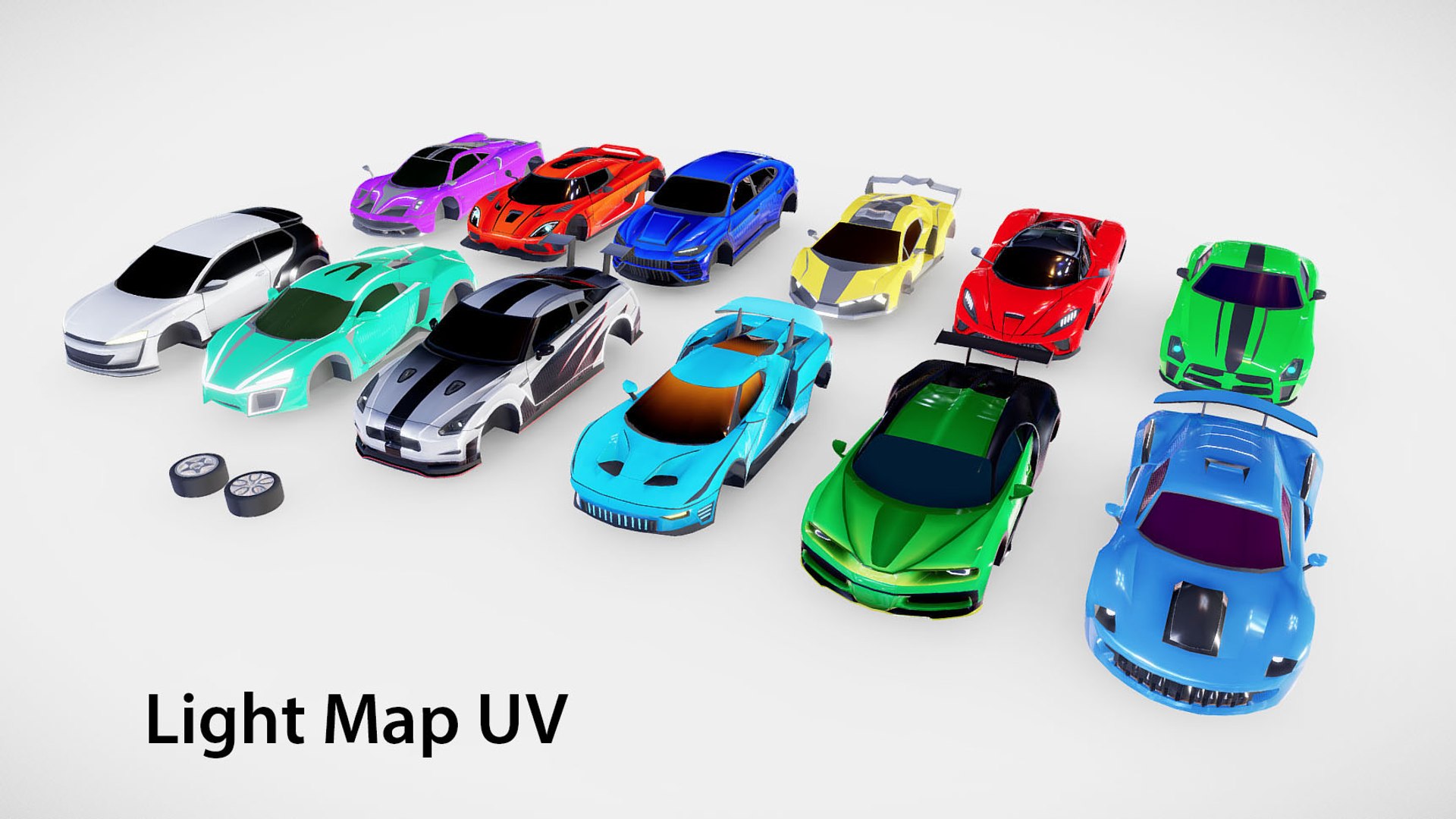 Race Car Pack 3D Model - TurboSquid 1559194