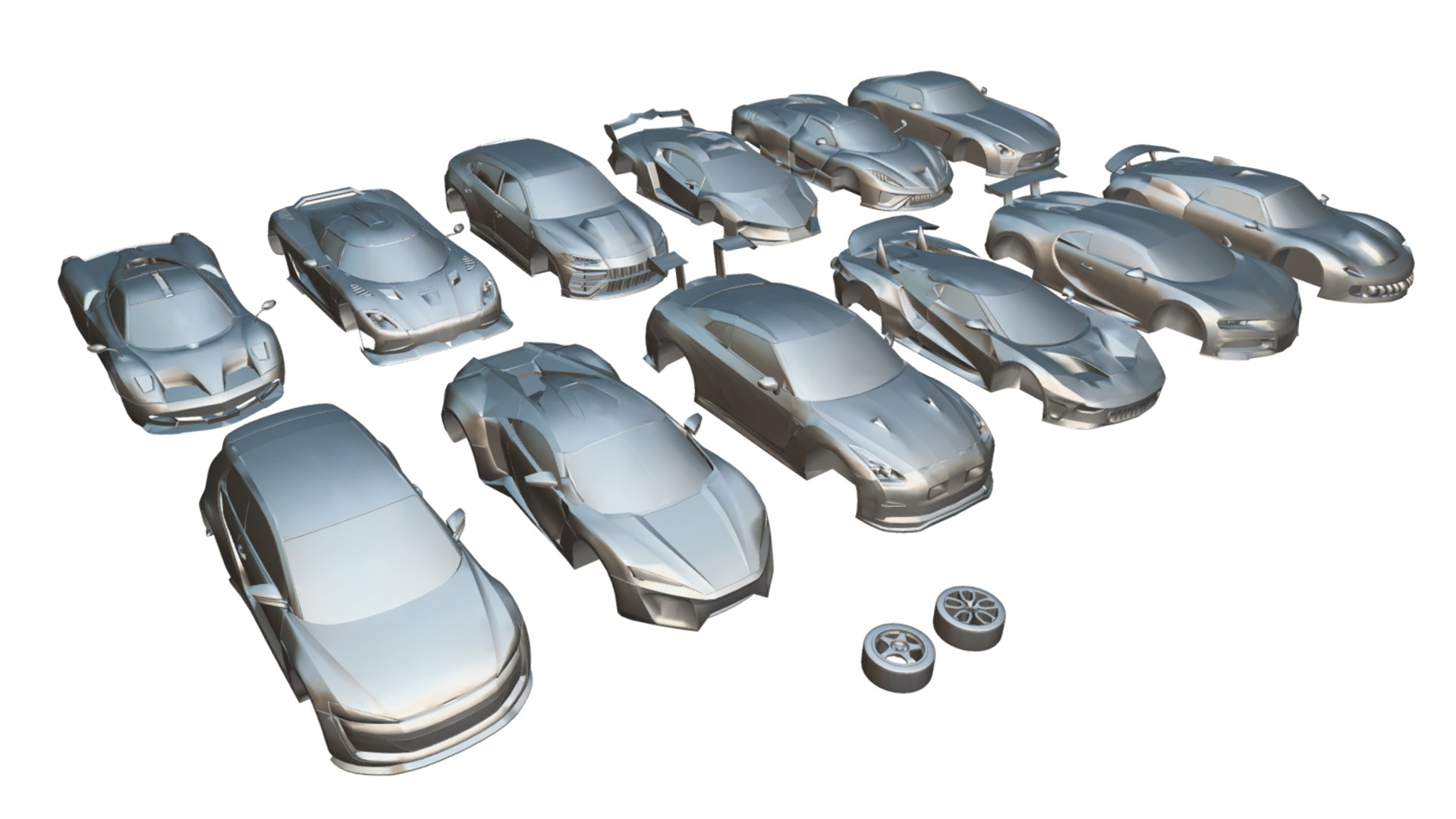 Race Car Pack 3D Model - TurboSquid 1559194