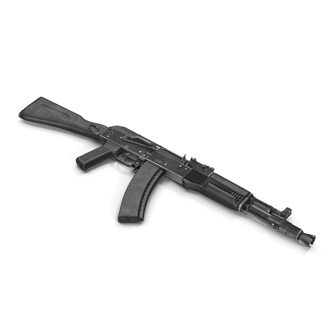 assault rifle ak 104 3d max