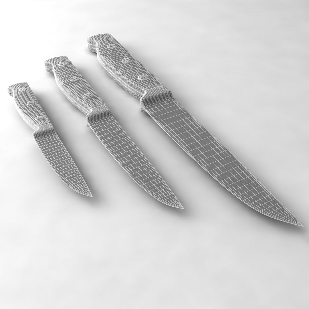 3d Model Kitchen Knife