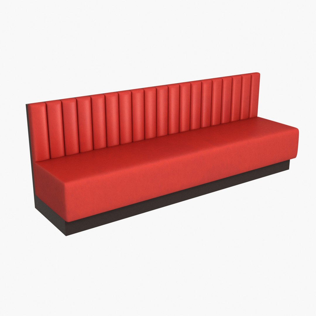 Banquette Table Furniture 3D Model - TurboSquid 1565625