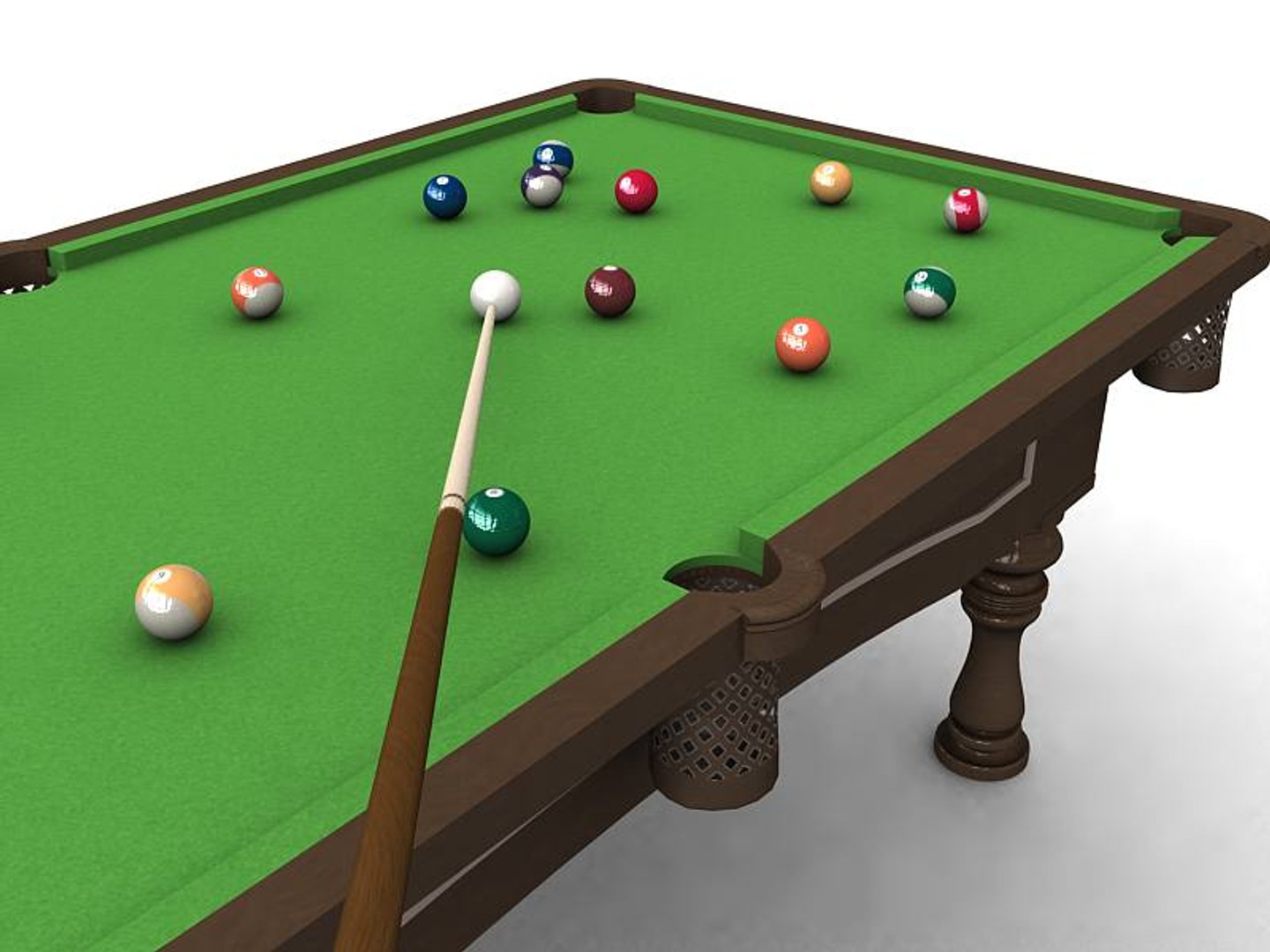 3ds Pool Table Cue Stick