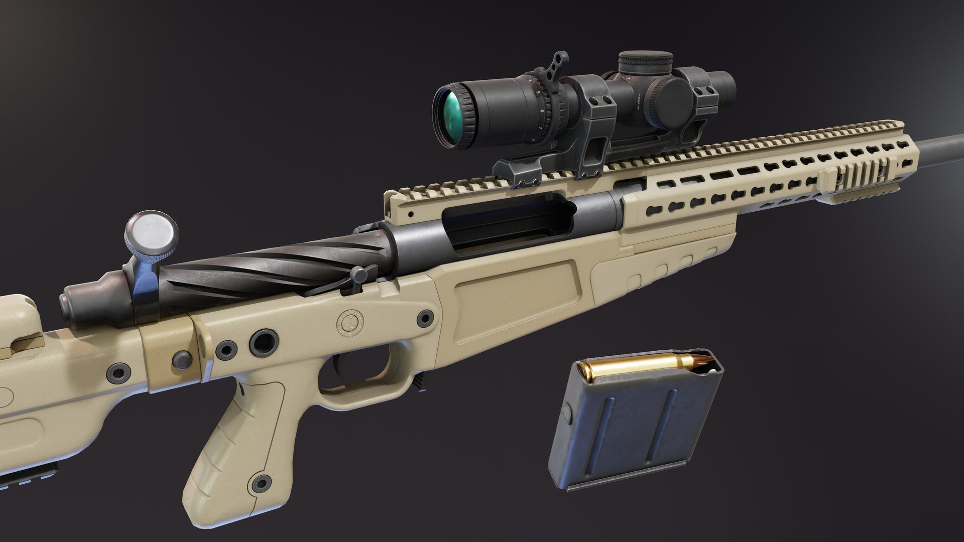 AICS MK13 Mod7 Model - TurboSquid 2182069