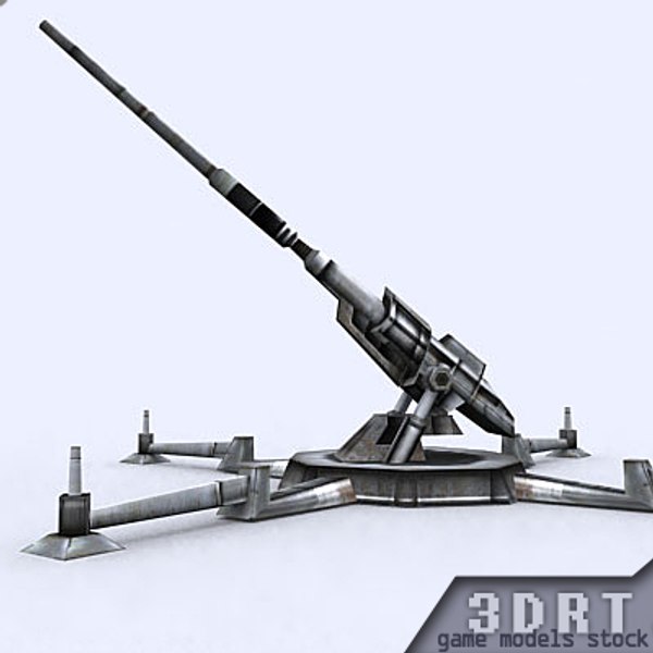 3d sci-fi artillery
