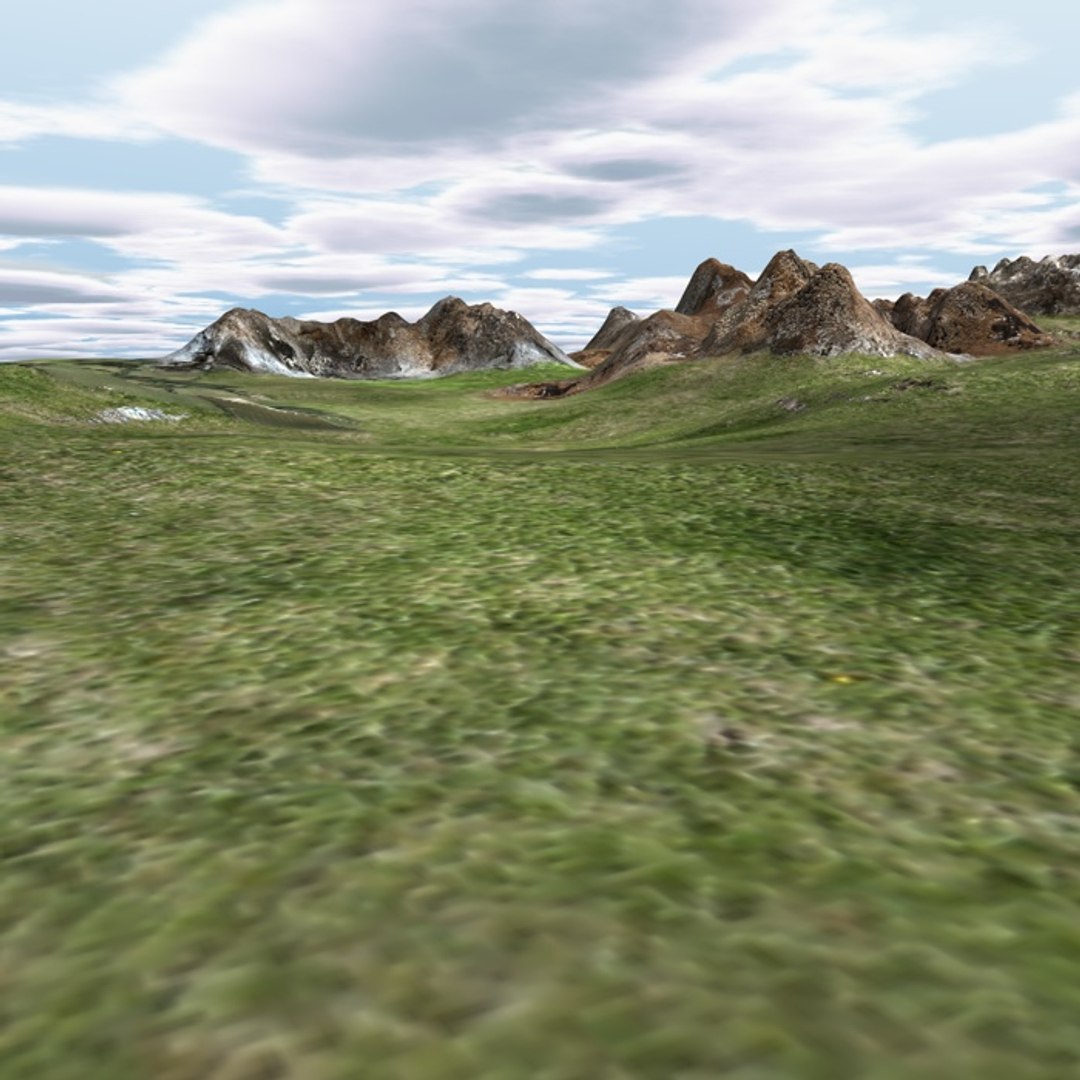 Terrain Landscape Mountains 3d 3ds