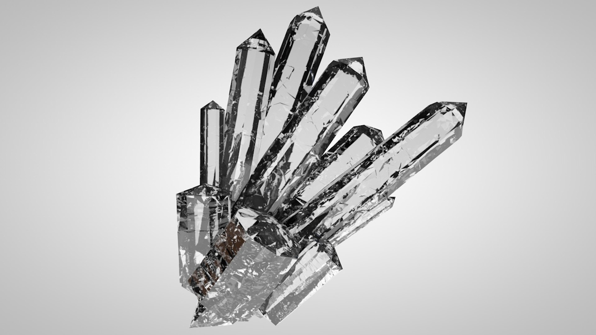 3D Mineral Crystals 1 Model - TurboSquid 1156059