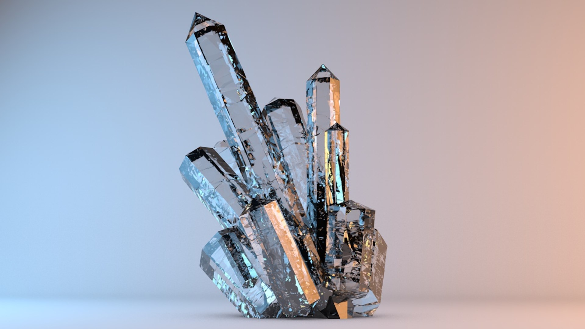 3D Mineral Crystals 1 Model - TurboSquid 1156059
