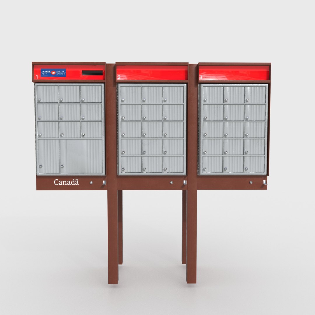 3D Mailbox Canada - TurboSquid 1900767