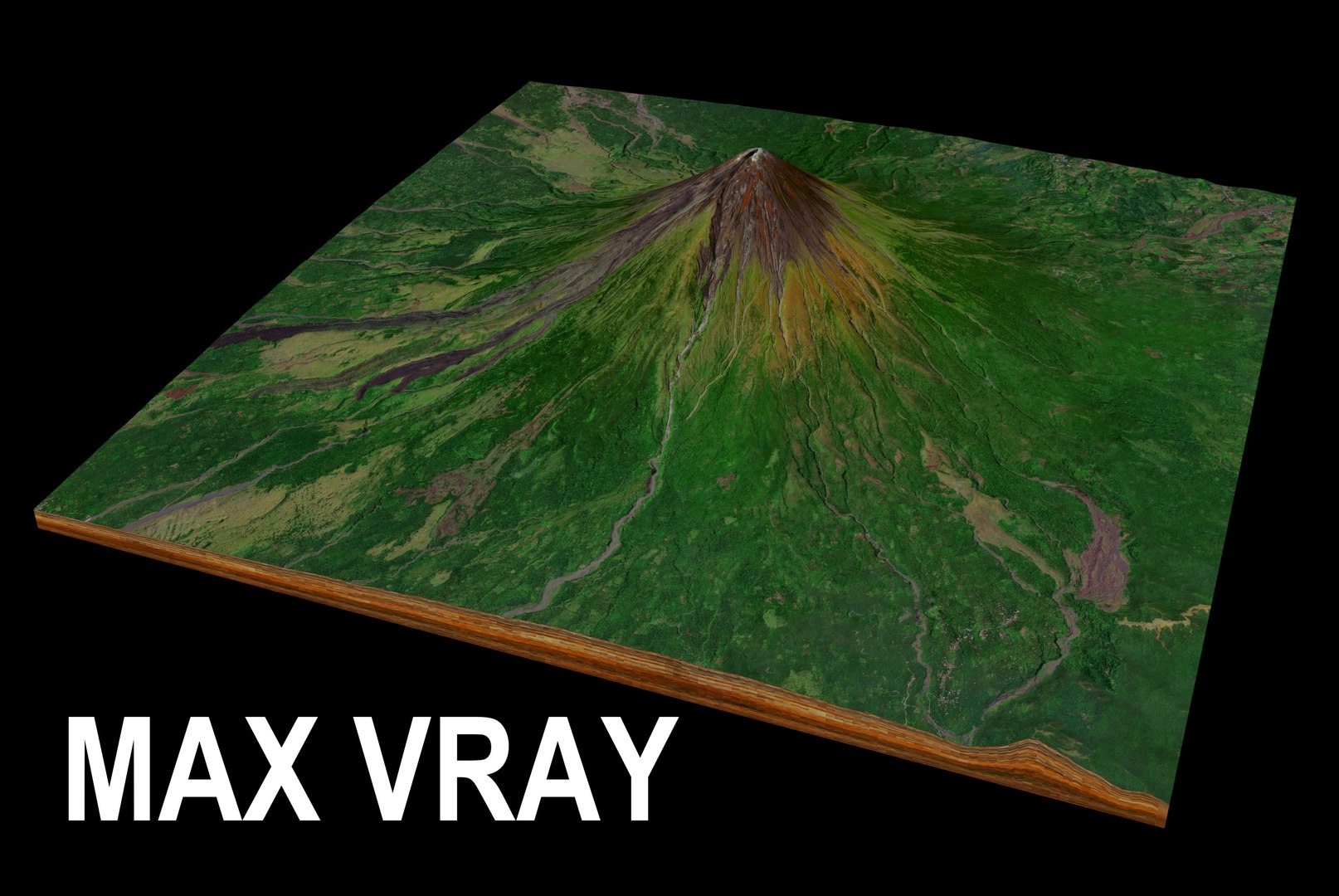 3D Mayon Volcano - TurboSquid 1855418