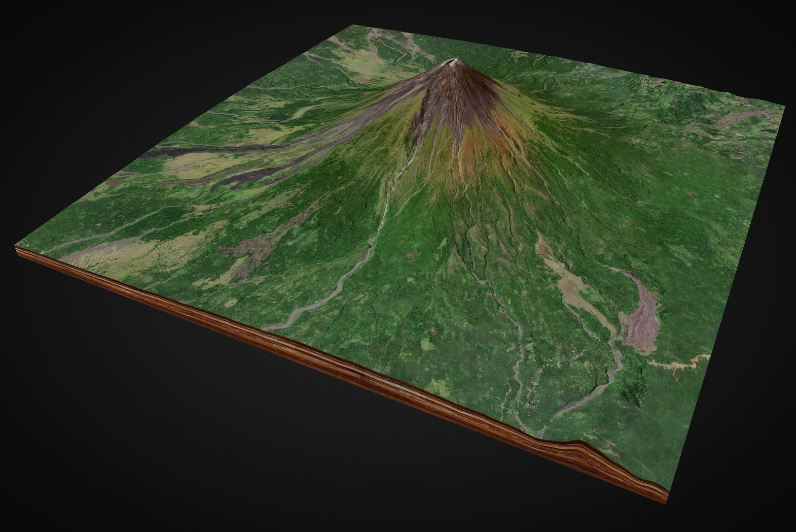 3D Mayon Volcano - TurboSquid 1855418