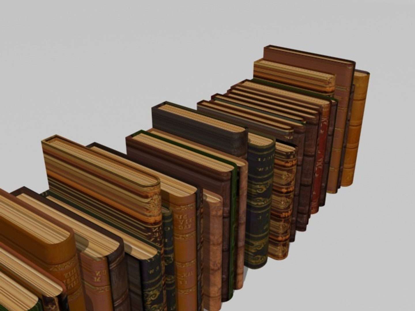 books 3d model