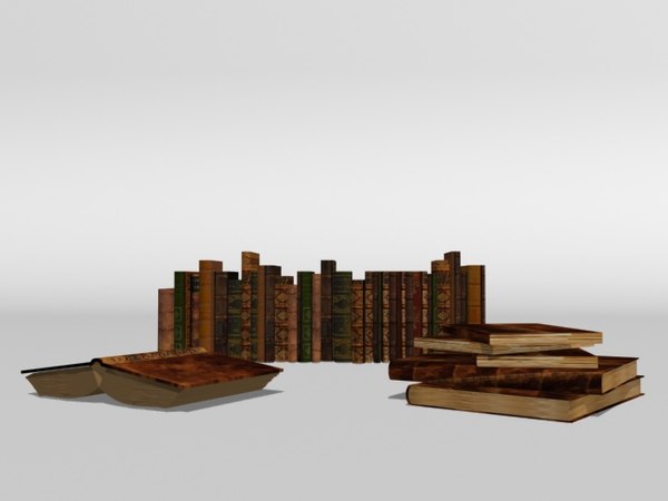 books 3d model