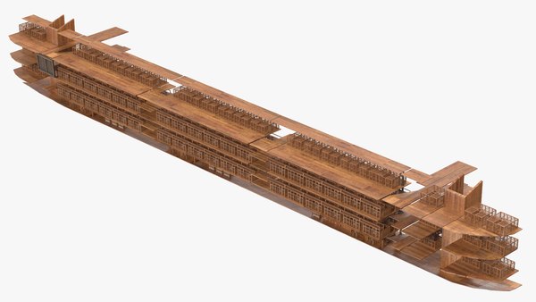 Noah Ark Cross Section Dirty model - TurboSquid 1772266