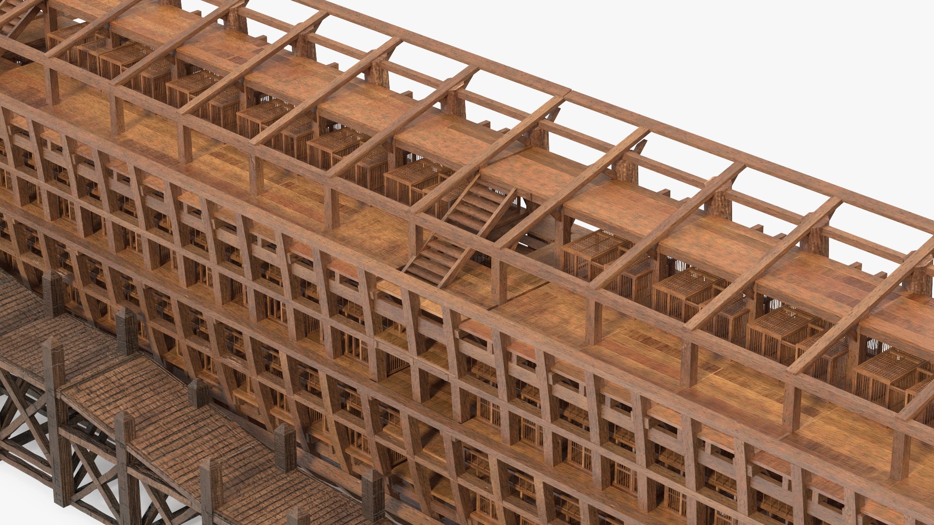 Noah Ark Cross Section Dirty model - TurboSquid 1772266