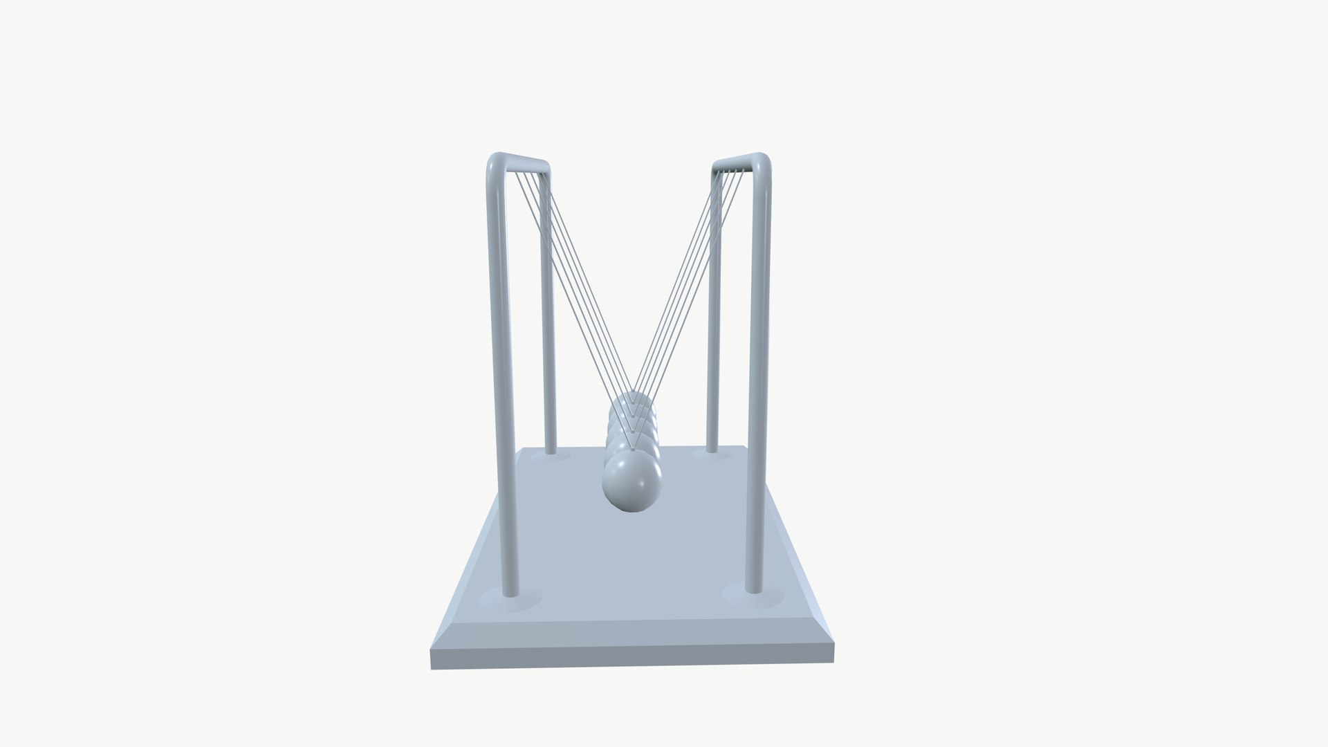 Newtons Cradle 3D Model - TurboSquid 2346246