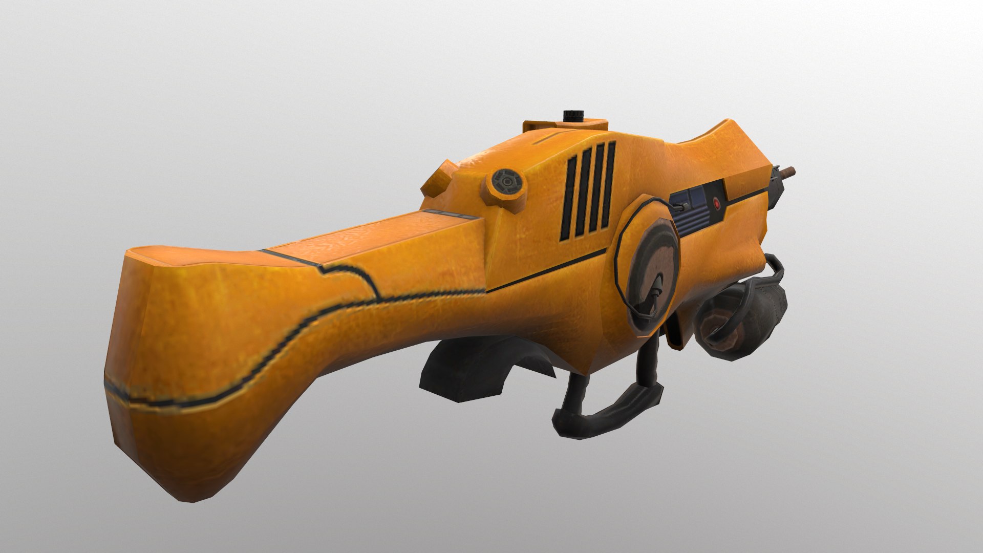 3D Gravity Gun Level 5 Model - TurboSquid 2191061