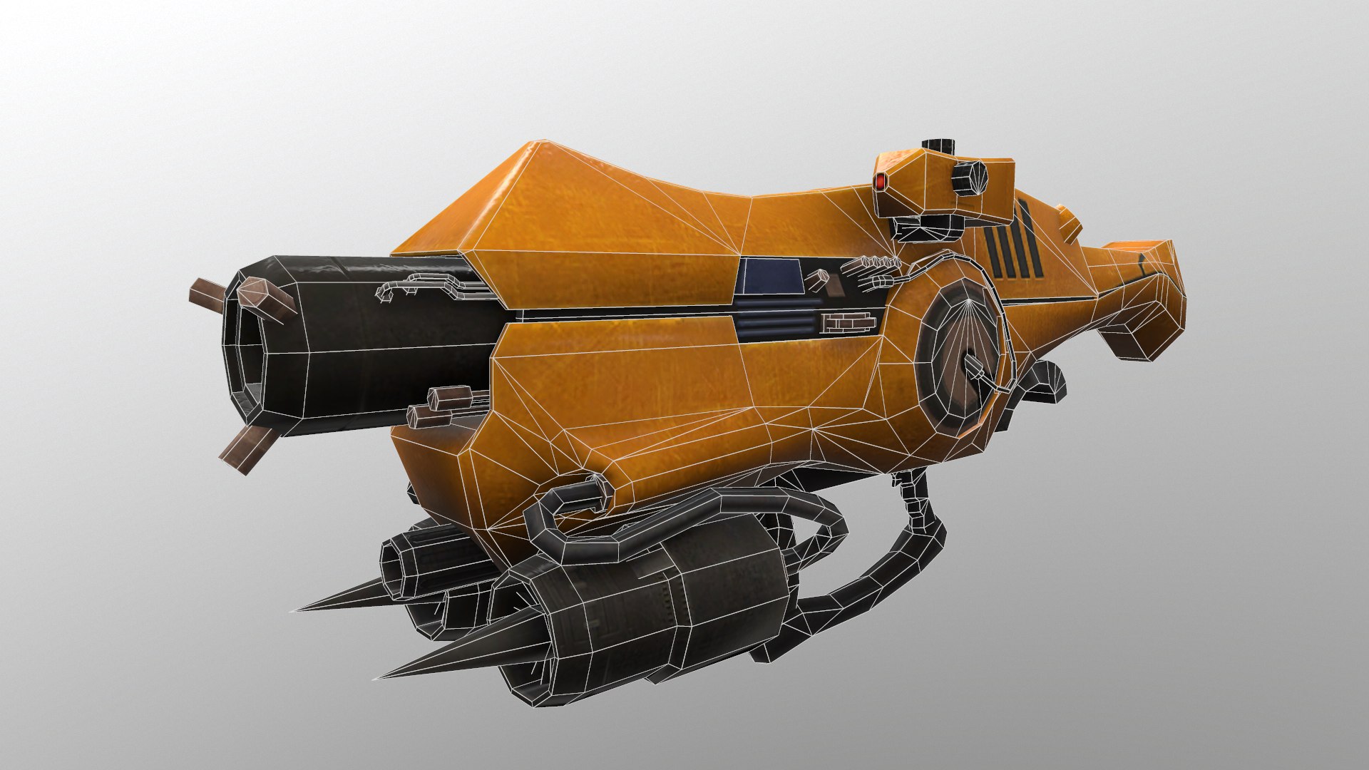 3D Gravity Gun Level 5 Model - TurboSquid 2191061