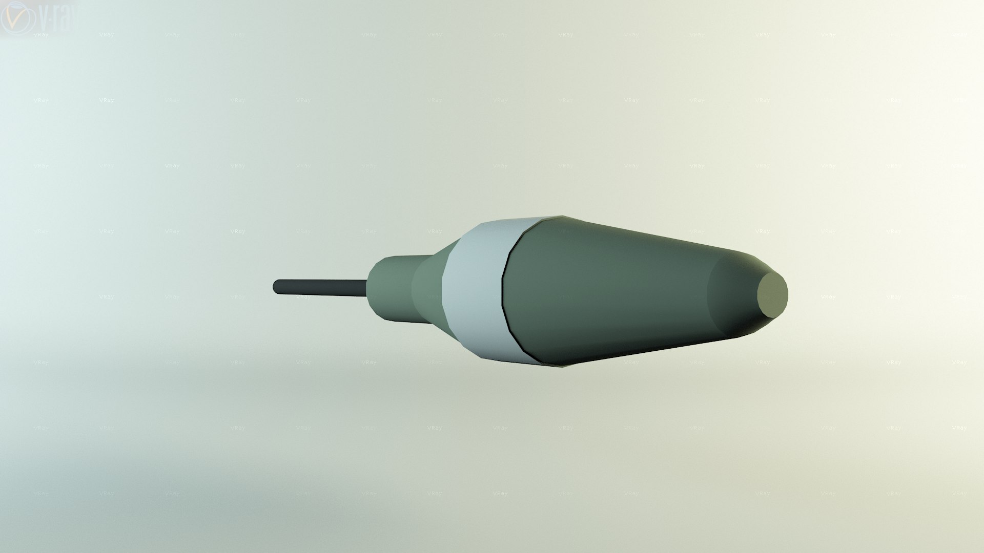 3d Model Rocket Launcher Cartoon