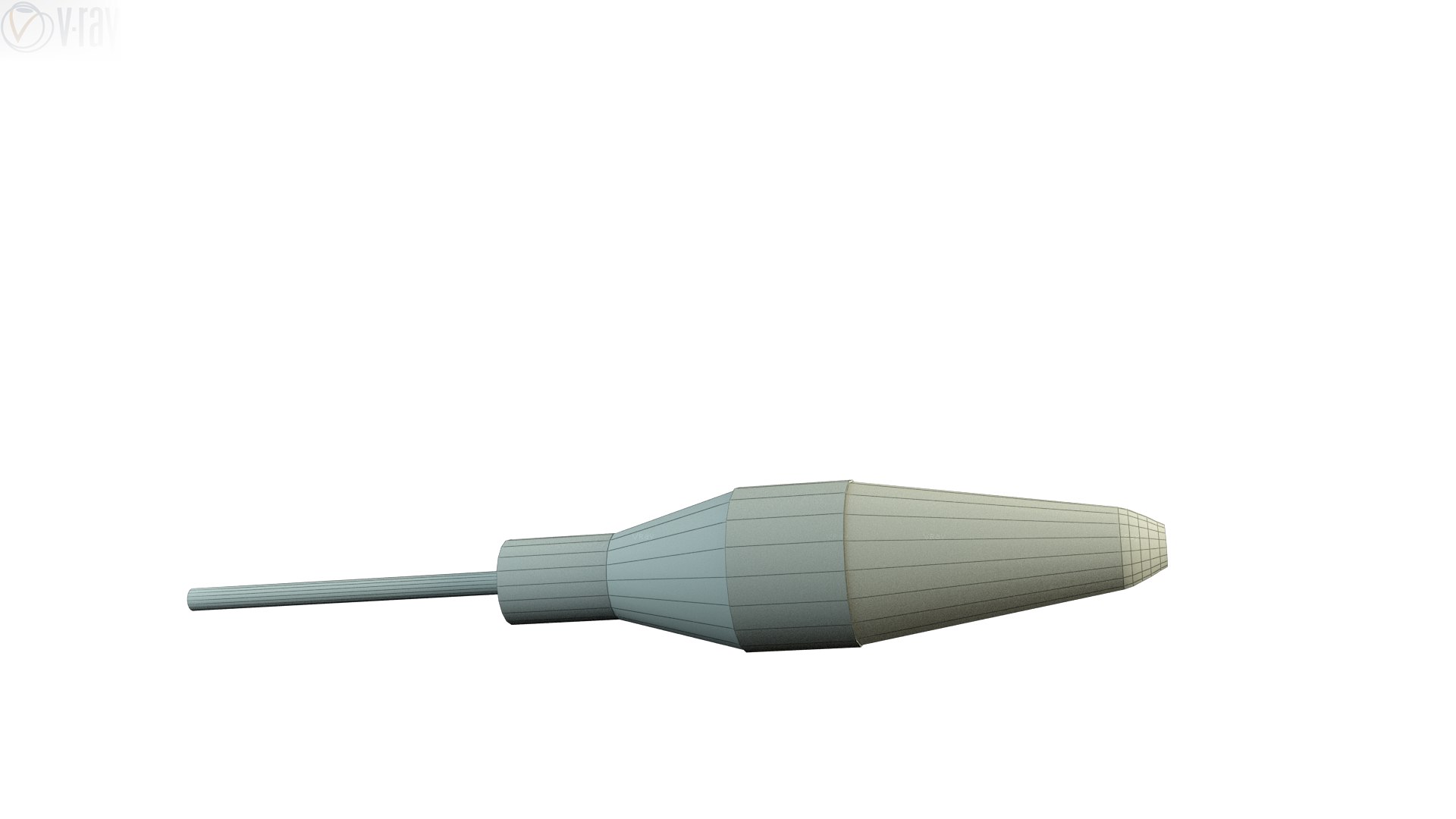 3d Model Rocket Launcher Cartoon