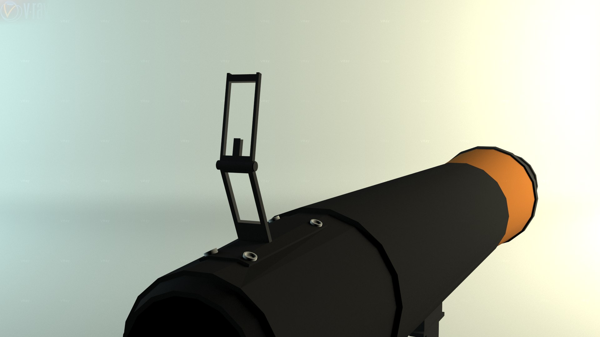 3d Model Rocket Launcher Cartoon