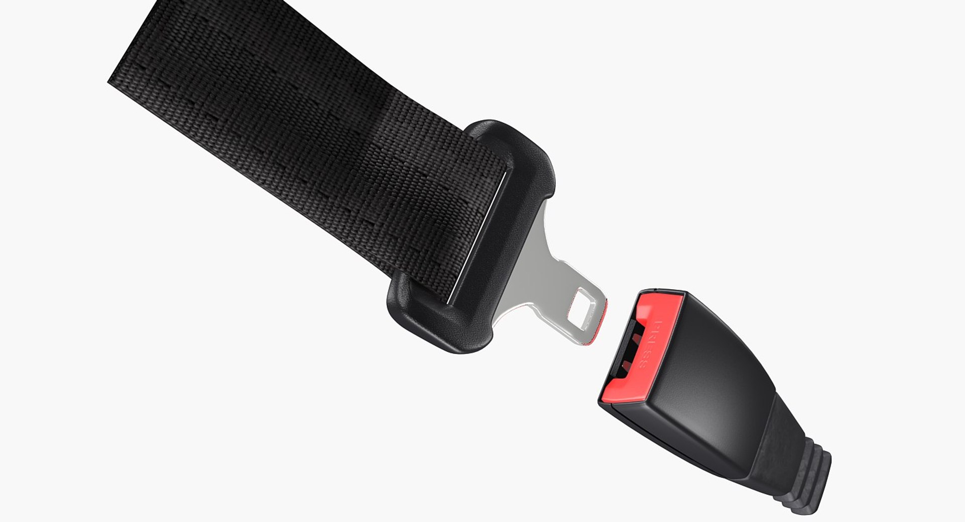 3d seat belt buckle model